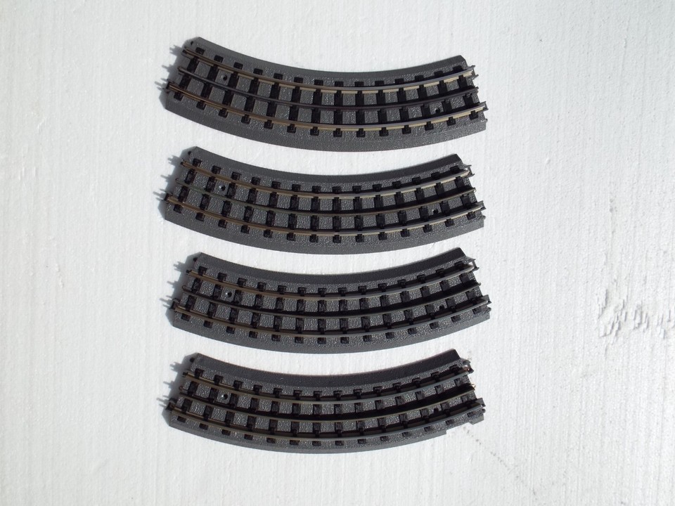 4 pcs. MTH 40-1002 O-31 Curved Track (Solid Rail) | eBay
