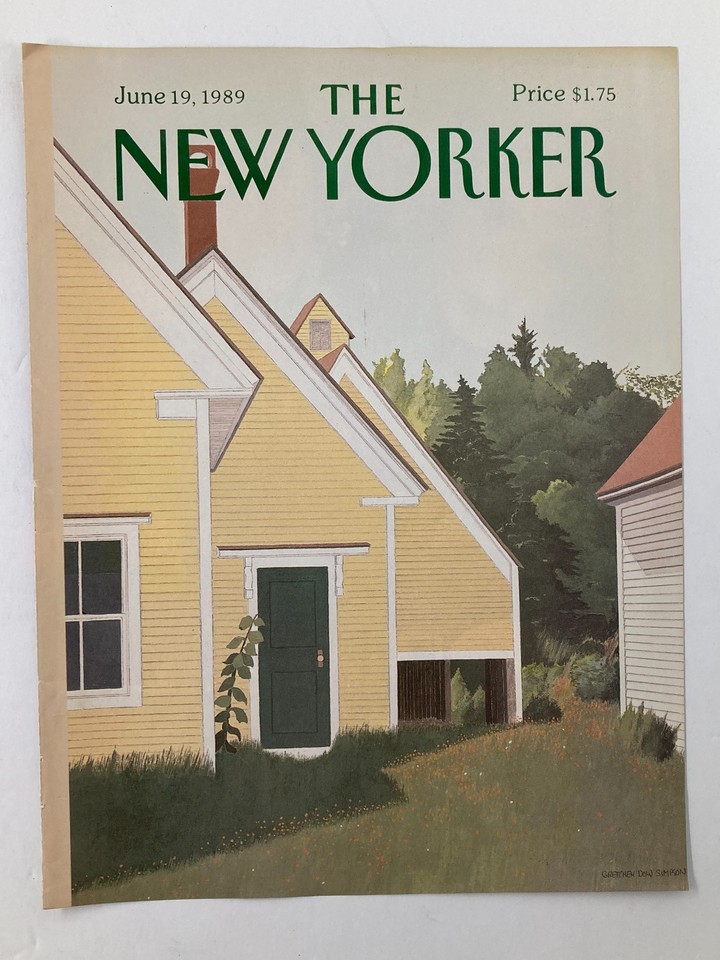 COVER ONLY The New Yorker June 19 1989 Neighborhood by Gretchen Simpson ...