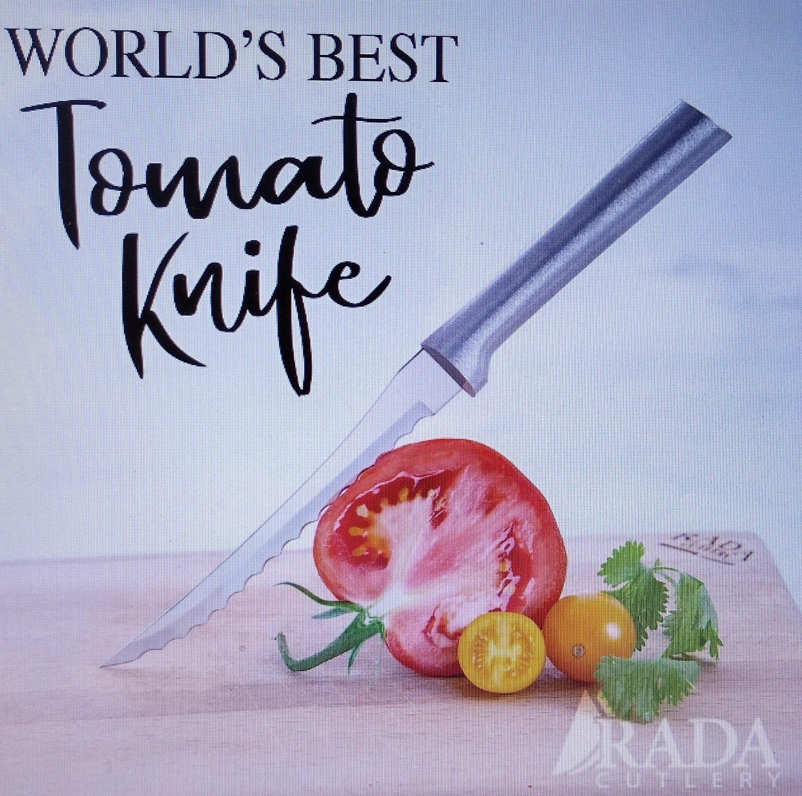 Rada R126 Tomato Slicing Knife dual serrated blade American made ...