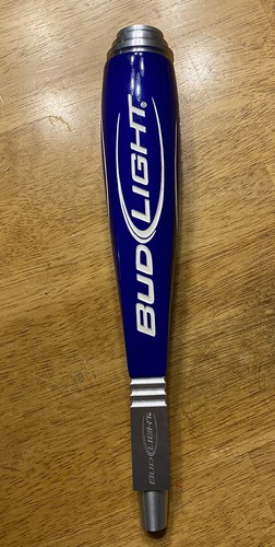Bud Light Beer Swoosh Logo Beer Tap Handle 12” Tall Baseball Bat NICE ...