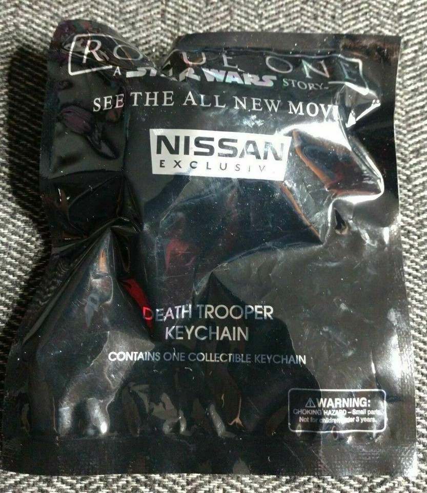 DEATH TROOPER KEYCHAIN 3D - NISSAN STAR WARS ROGUE ONE - NEW - 1 IN ...