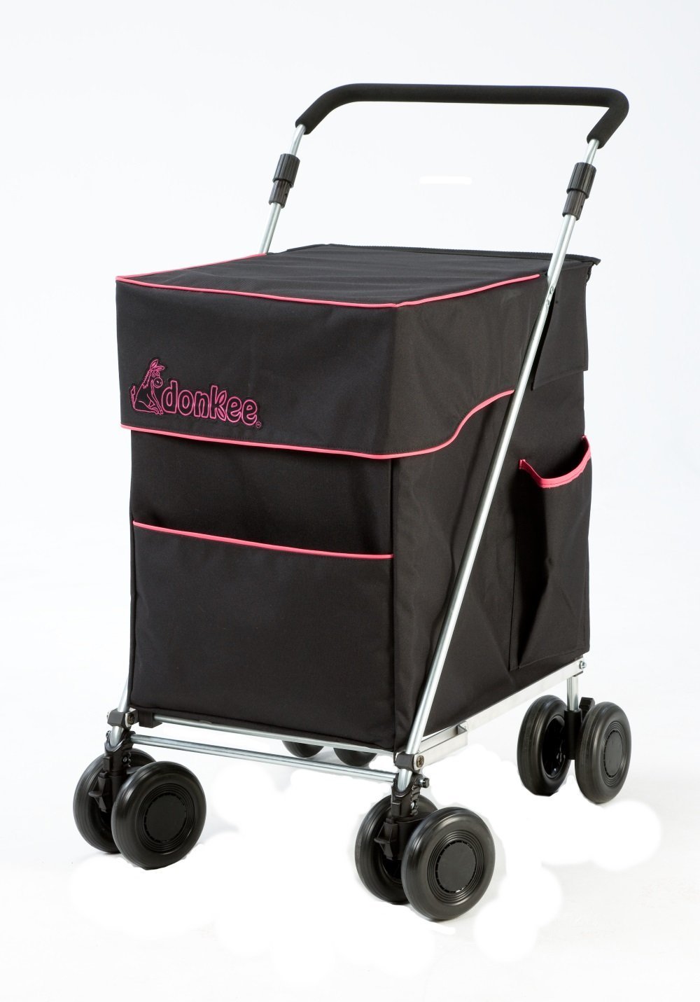 Large Sholley Donkee Foldable 8 Wheel Trolley Shopping Push Version Inc ...