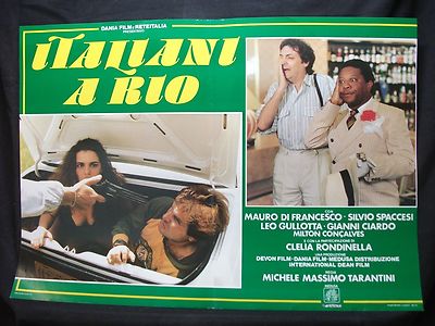 FOTOBUSTA CINEMA - ITALIANI A RIO - LEO GULLOTTA - 1987 - COMMEDIA - 01 ...
