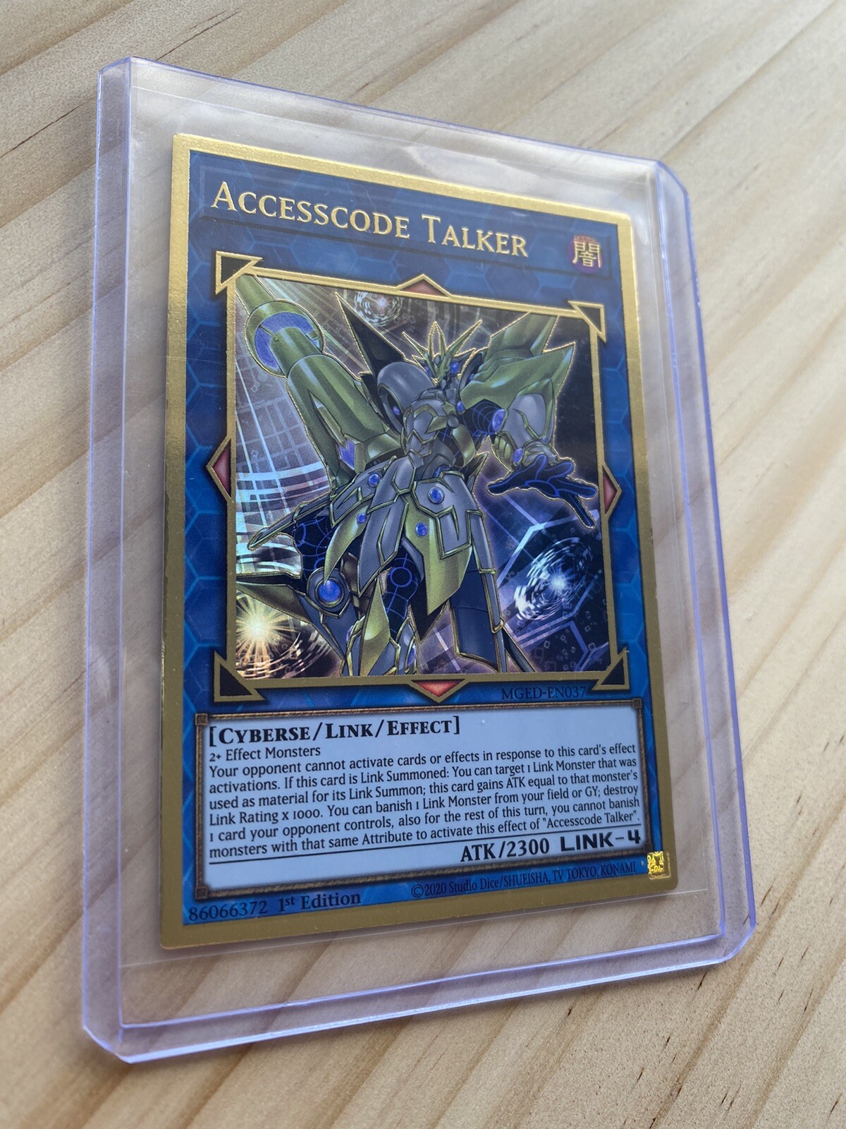 Accesscode Talker MGED-EN037 1st Edition Premium Gold Rare NM/M Yu-Gi ...
