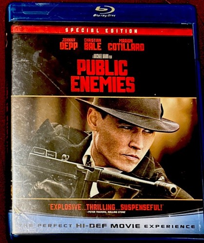 Public Enemies (Blu-ray-DVD Digital Copy-2009, Special Edition) Johnny ...