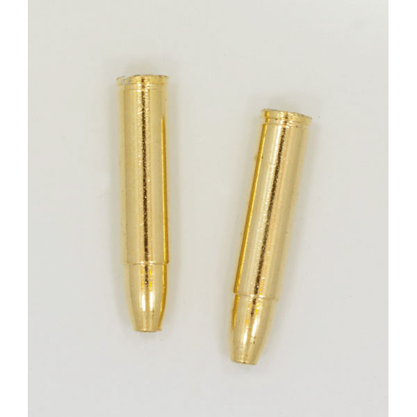 Bullet Style Bolo Tips - Gold or Silver Tone - 1 Pair | eBay