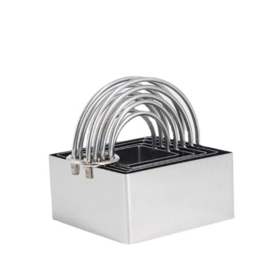 5 Pcs Professional Biscuit Cutter Molds Square-Shaped Molds for Kitchen ...