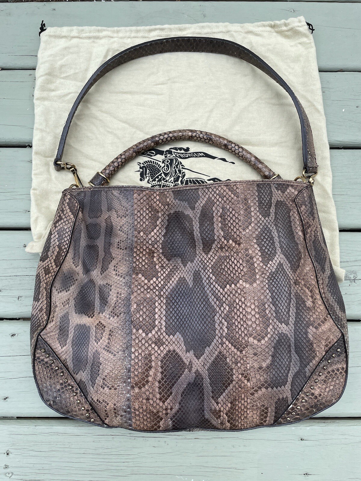 RARE Burberry Python Purse 100% Authentic - Gem