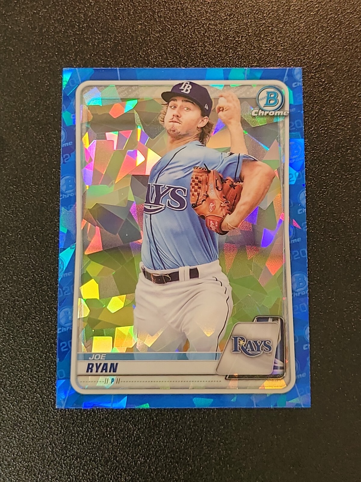 2020 BOWMAN CHROME DRAFT SAPPHIRE REFRACTOR JOE RYAN TWINS CARD #BD-31 ...