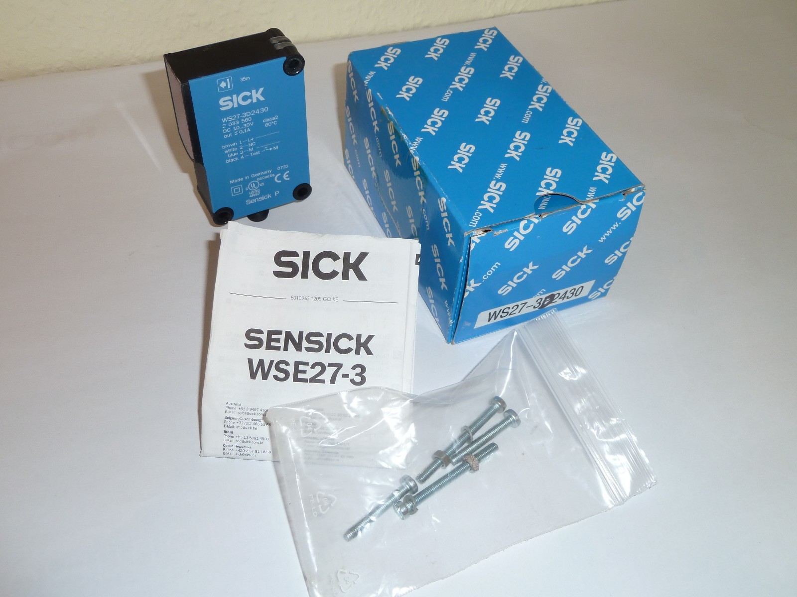 SICK Lichtschranke, Lichttaster nur Sender WS27-3D2430 | eBay