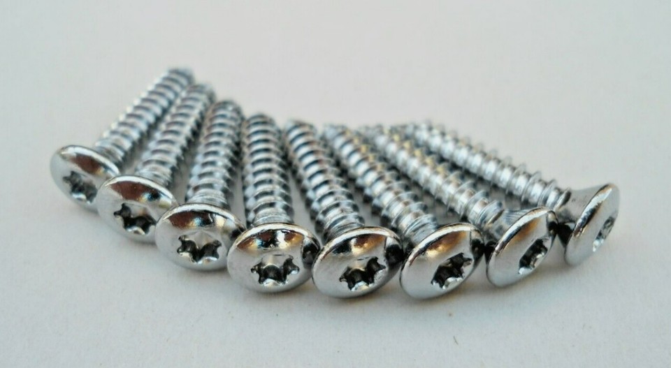 (8pcs) CHROME TORX TAIL LAMP SCREWS! FOR C10 C20 C30 PICKUP JIMMY ...