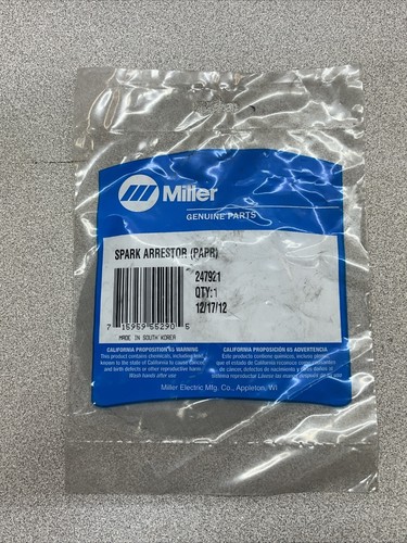 Miller 247921 Spark Arrestor PAPR New Old Stock | eBay