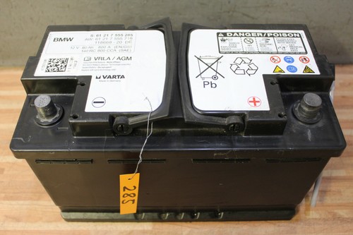 AGM BATTERIE 80Ah + Original BMW + 61217555285 61217555718 7555285 ...