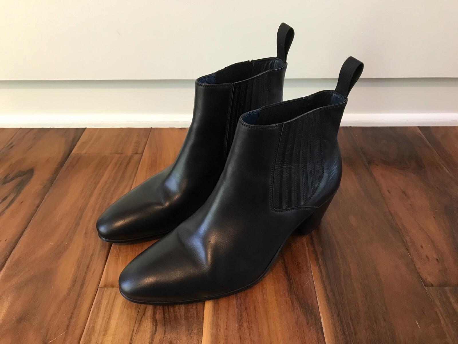 Mark Astbury Beatwear Chelsea Beatle Boots Black Leather Men's Size US ...