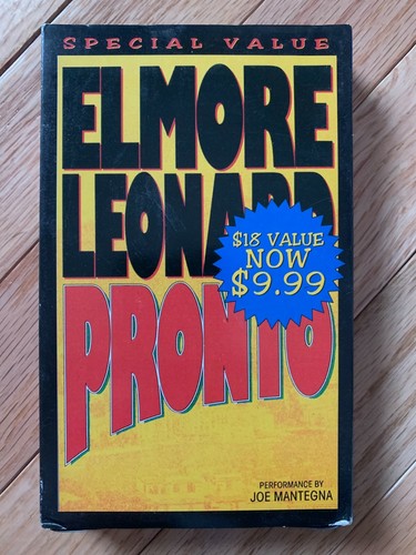 Pronto - Elmore Leonard (Audiobook) 2 Cassette Tapes Read by Joe ...