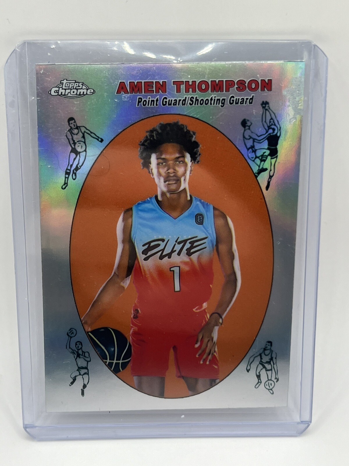 2021-22 Topps Chrome OTE AMEN THOMPSON '69 Throwback Refractor RC | eBay