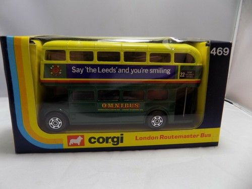469 Corgi London Routemaster Bus " Say the Leeds " No:22 Mint Boxed ...