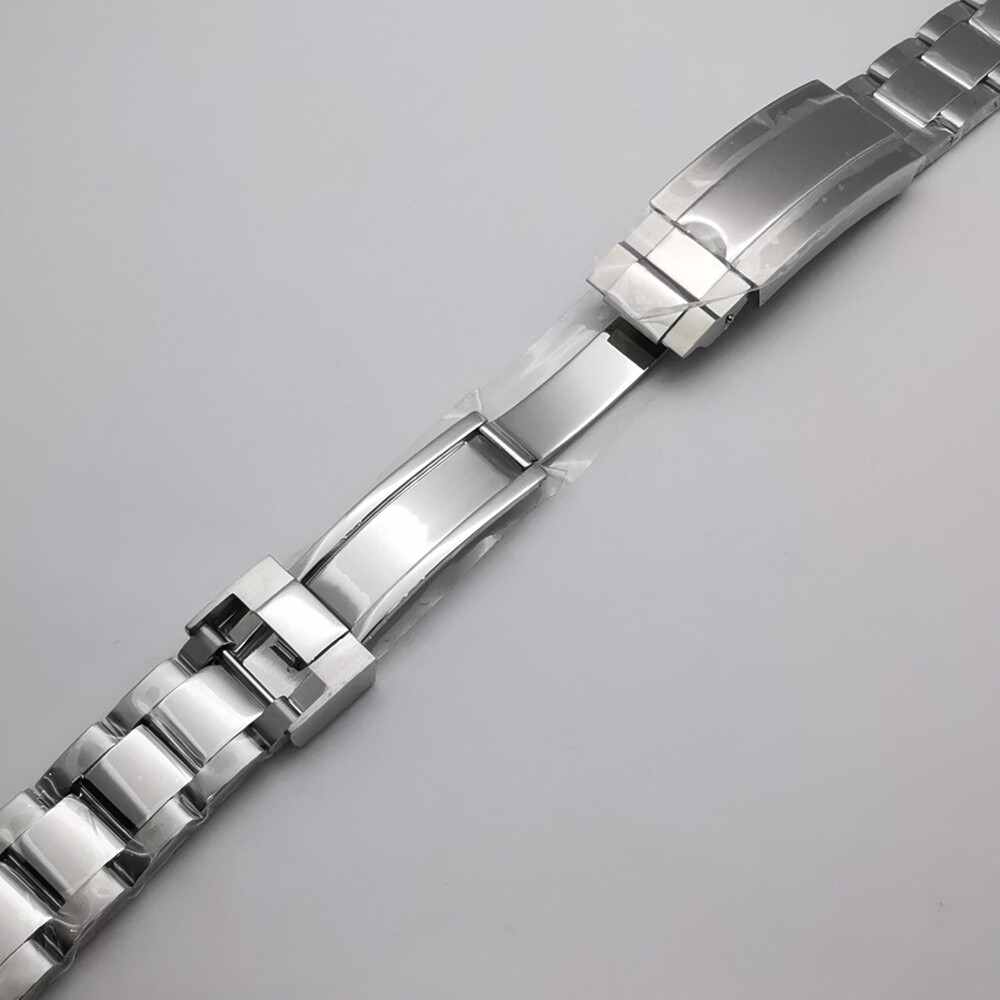 20mm polished silver gold bracelet slide glide lock clasp stainless ...