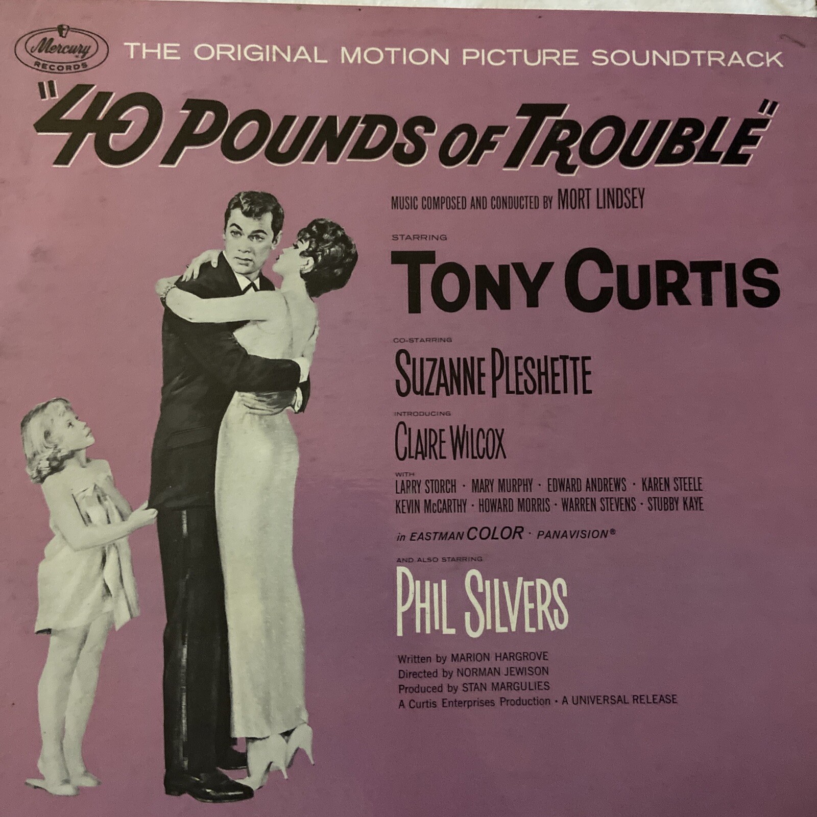 Mort Lindsey “40 Pounds Of Trouble” Film Soundtrack 12” Vinyl LP Phil ...