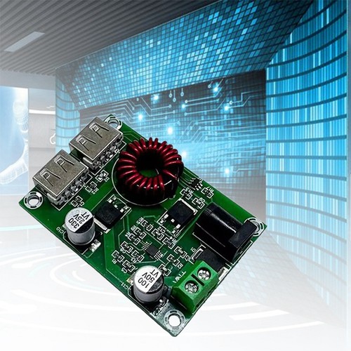 XH-M224 Dual USB Output Module 5V 6A Voltage Regulator Module Dual 5V ...