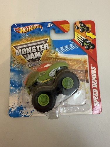 Hot Wheels TMNT Jam Speed Demons Mattel Monster Truck MOC 2012 Raphael ...