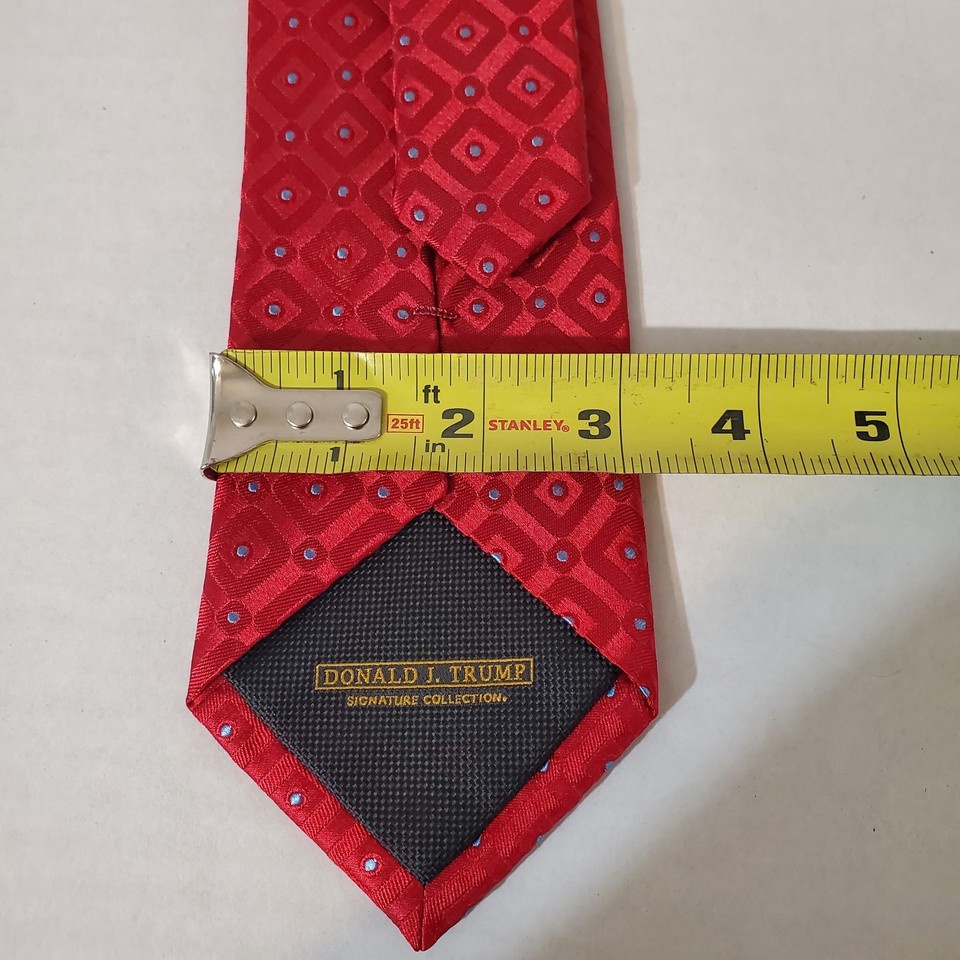 Donald J . Trump Signature Collection Necktie Tie Red-Blue. SKU#C-6 | eBay