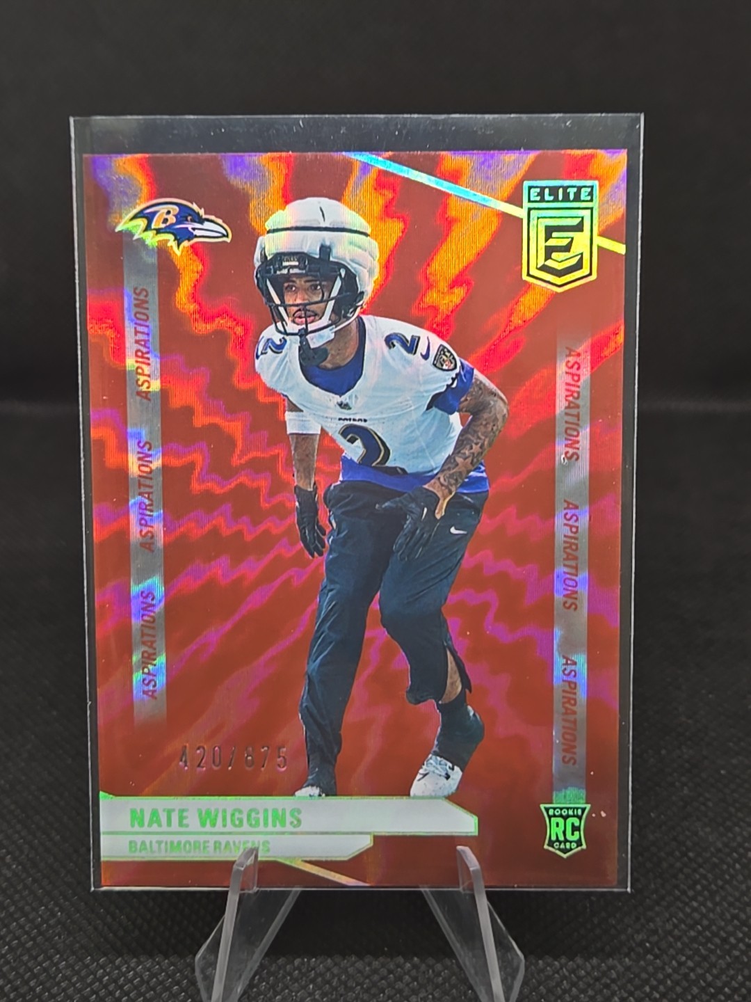 Nate Wiggins 2024 Elite #157 Aspirations Shimmer /875 Price Guide ...