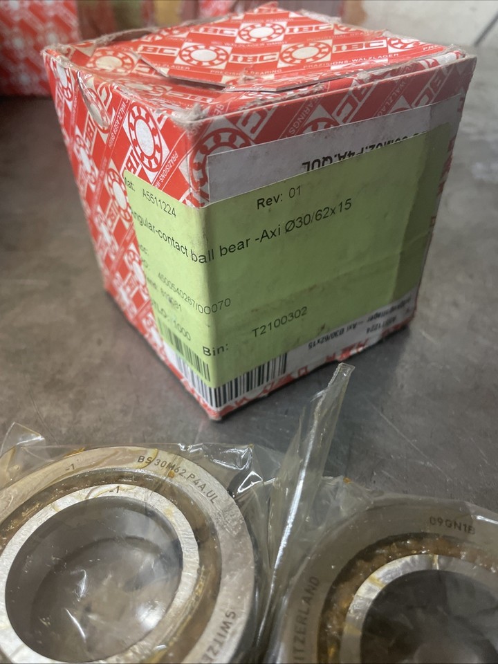 (1) IBC Angular Contact Ball Bearing 30/62x15 BS 30M62.P4A.QUL High ...