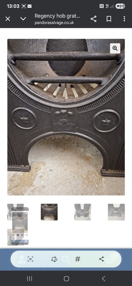 Regency Hourglass Hobgrate | eBay UK