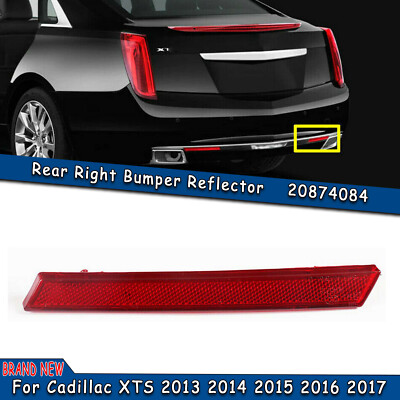 1x Rear Bumper Passenger Red Reflector Trim Cover For Cadillac XTS 2013 ...