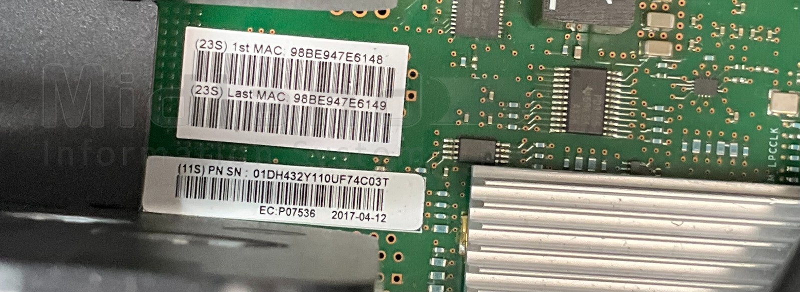 IBM 01DH432 System Backplane for IBM 8286-42A S824 8247-42L S824L for ...