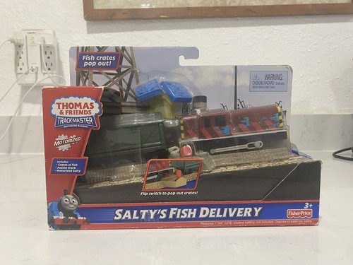 Thomas and Friends Trackmaster motorized railway Salty’s Fish Delivery ...