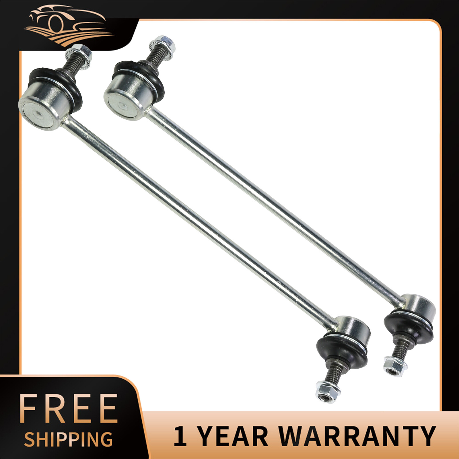 Front Anti Roll Bar Drop Link x2 For Skoda Fabia Rapid Roomster VW Fox ...