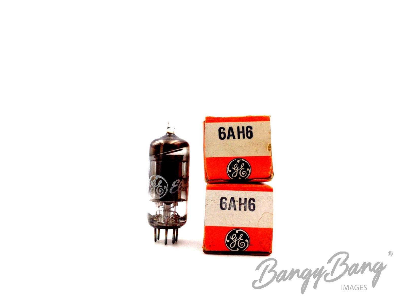 2 Vintage GE 6AH6/CV2521/6F36 Miniature Sharp-Cutoff Pentode Tube ...