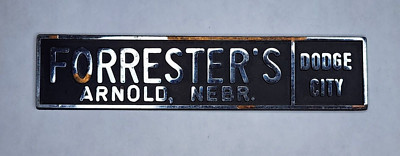 FORRESTER'S DODGE CITY Arnold, Nebraska N Dealership Emblem Badge. Free ...