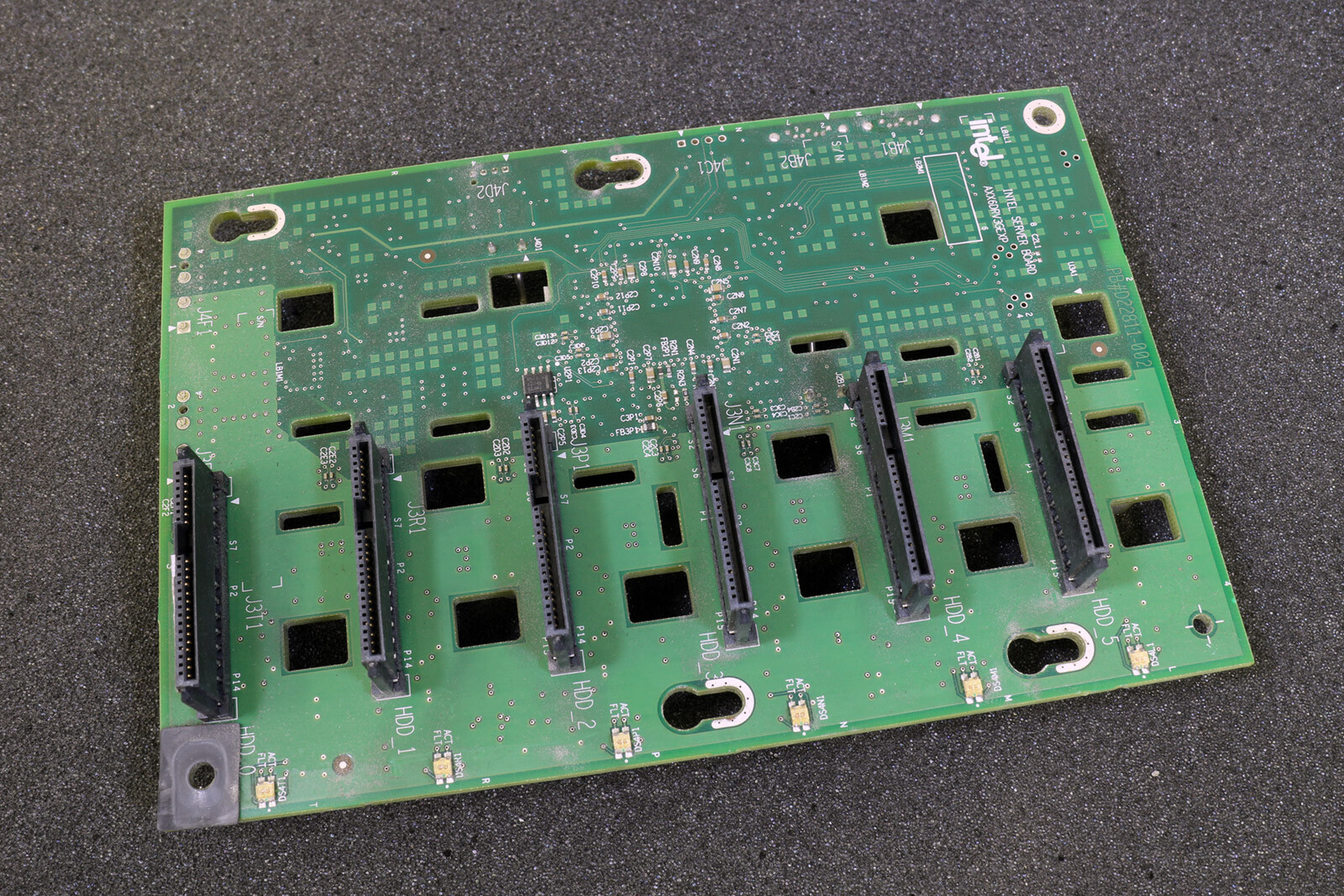 Intel AXX6DRV3GEXP 6-Port SAS Backplane Board D22809-205 | eBay