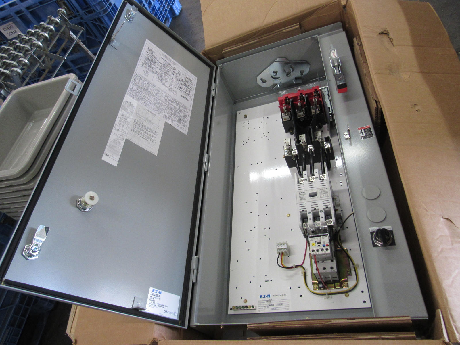 Eaton ECN5432AAG R63/e Freedom Industrial Pump Panel 100a NEMA 3 600v ...