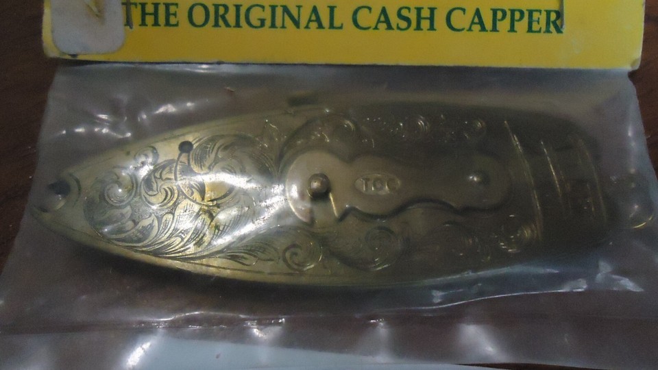 Ted Cash Engraved Brass Capper and Engraved Snuff Box, Mountain Man ...