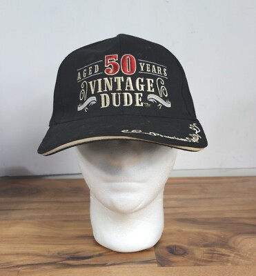 AGED 50 YEARS Vintage Dude HAT The MAN The MYTH the LEGEND New Baseball ...