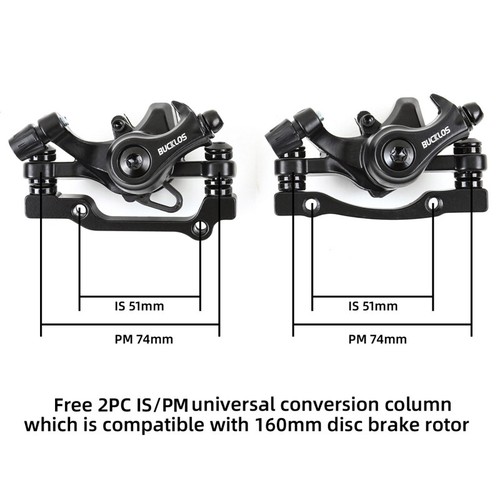 BUCKLOS Mechanical Disc Brake Caliper Lever Cable Housing Mountain ...
