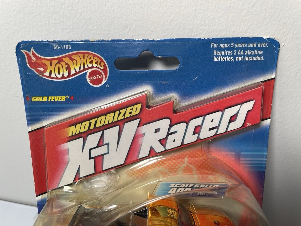 Hot Wheels Motorized X-V Racers Gold Fever Truck 1999 New NIP Diecast ...