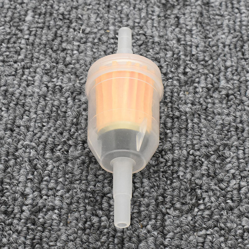 2Pcs 6/8mm Small Petrol In-Line Universal Set Clear Fuel Filters Fits ...
