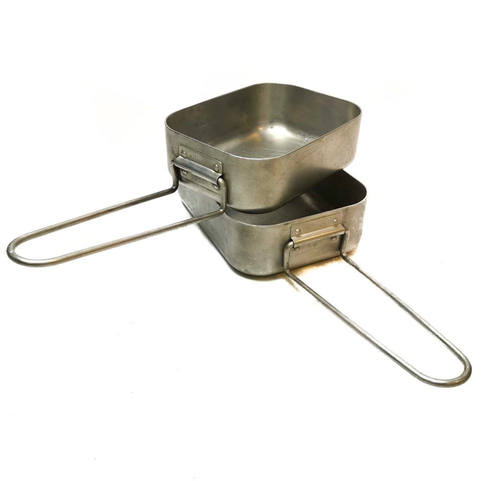 Original Dutch Army Aluminum Mess tins mess kit Cooker Military ...