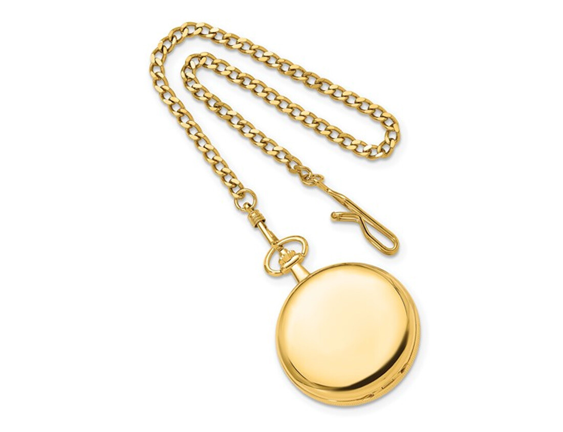 Charles Huber Yellow Tone Pocket Watch (50mm) | eBay