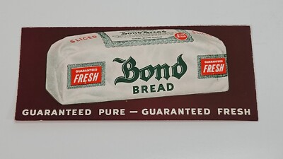 Vintage Bond Bread Fresh Sliced Pure Advertisement Ink Blotter | eBay