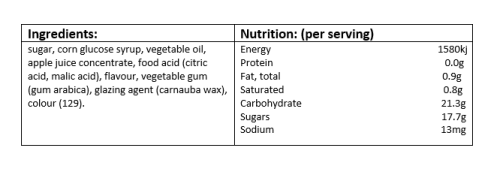 902412 1 x 75G PACKET ZAPPO MILLIONS STRAWBERRY FLAVOUR TINY TASTY ...