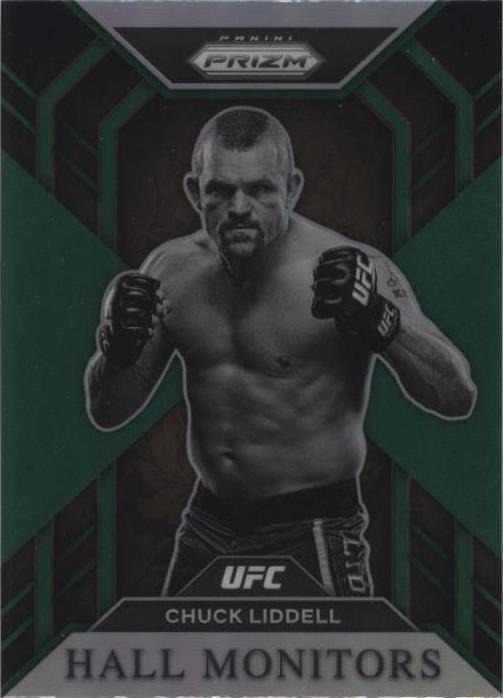 2023 Panini Prizm UFC - Hall Monitors Chuck Liddell #1 Green Prizm for ...