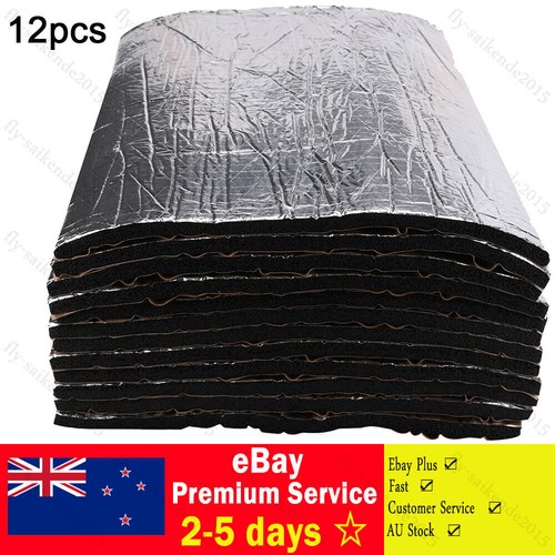 12PCS Car Engine Bay Bonnet Sound Deadener Noise Insulation Foam ...