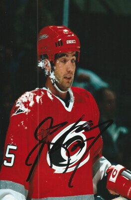 Shane Willis signed 4x6 photo autograph Carolina Hurricanes SMEARED | eBay