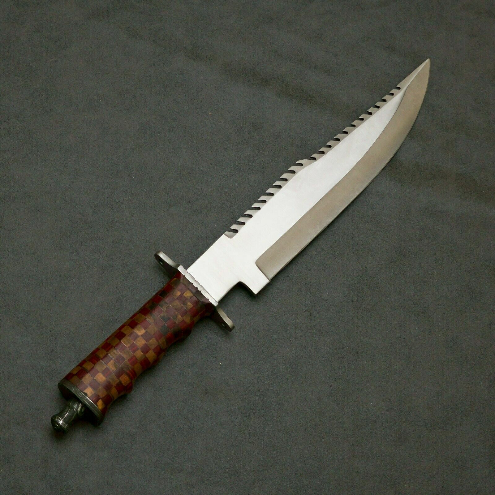 MODERN RAMBO 17" CUSTOM MADE D2 TOOL STEEL BLADE, TACTICAL SURVIVAL ...